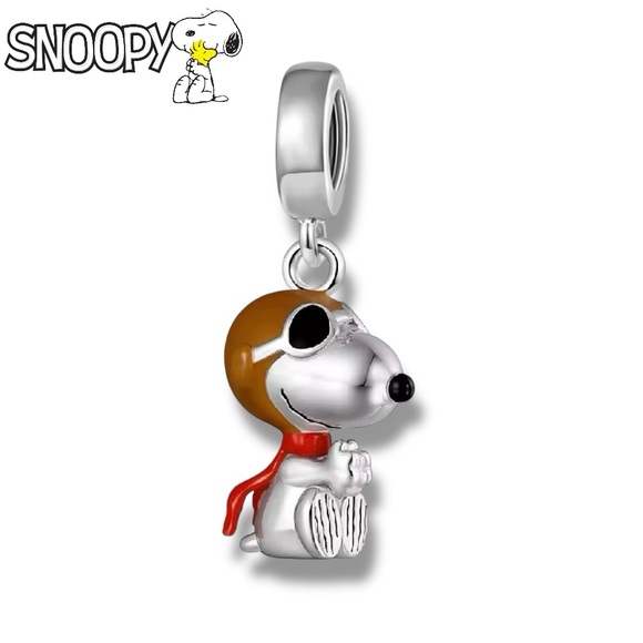 Pandora | Jewelry | Snoopy Silver Flying Ace Pandora Charm | Poshmark